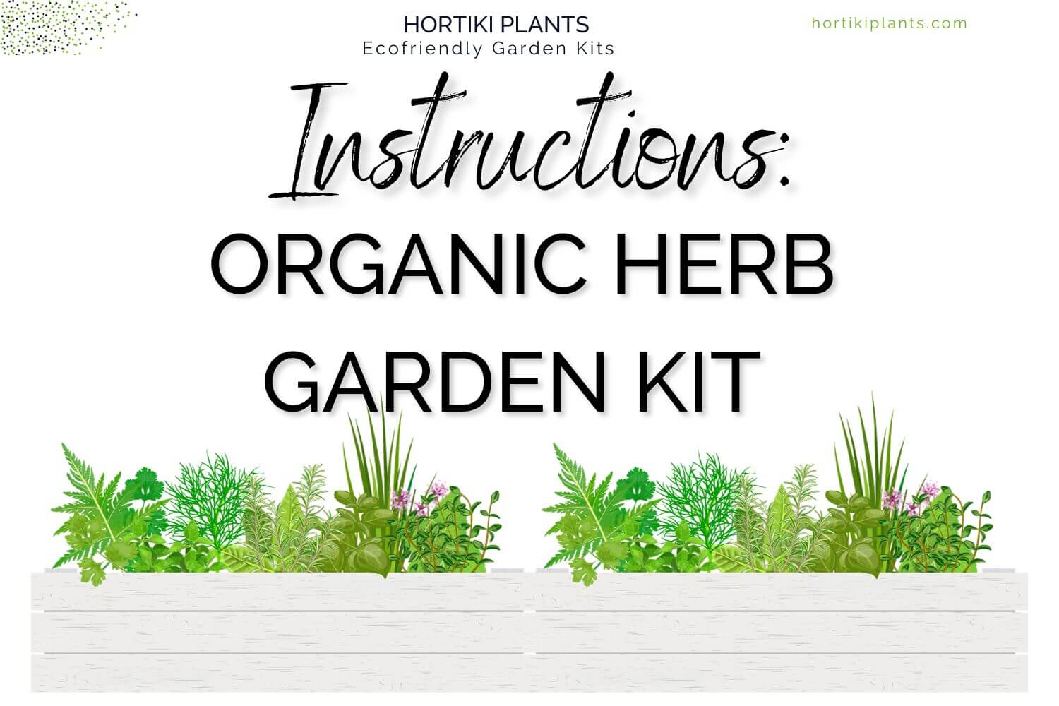 Organic Herb Kit Growing Instructions – Hortiki Plants
